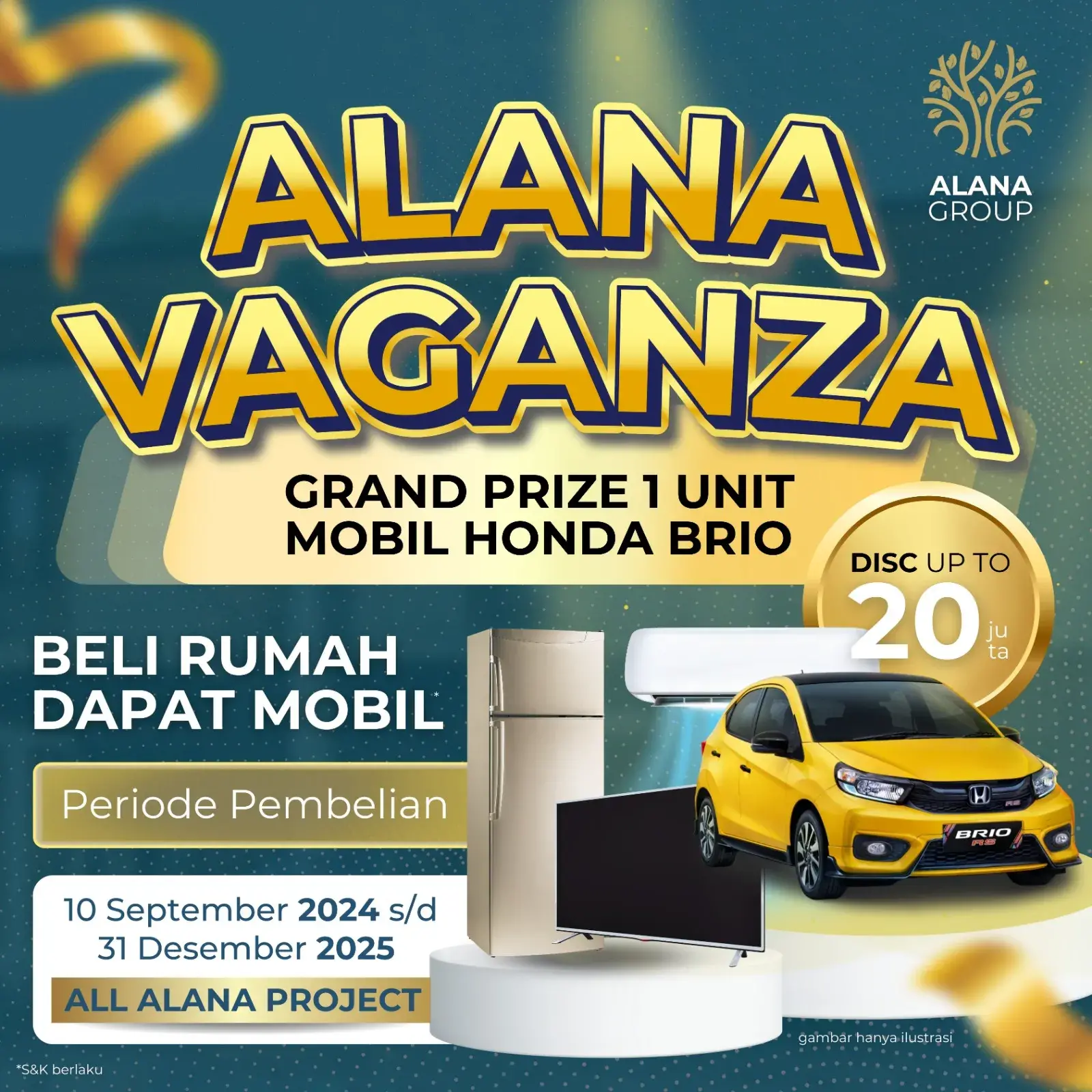 Promo Akhir Tahun Alana Regency: Hunian Strategis Menanti Anda!